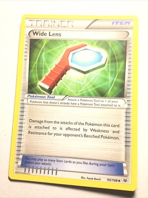 WIDE LENS - 95/108 - Roaring Skies - Uncommon - Pokemon Card - NM | eBay