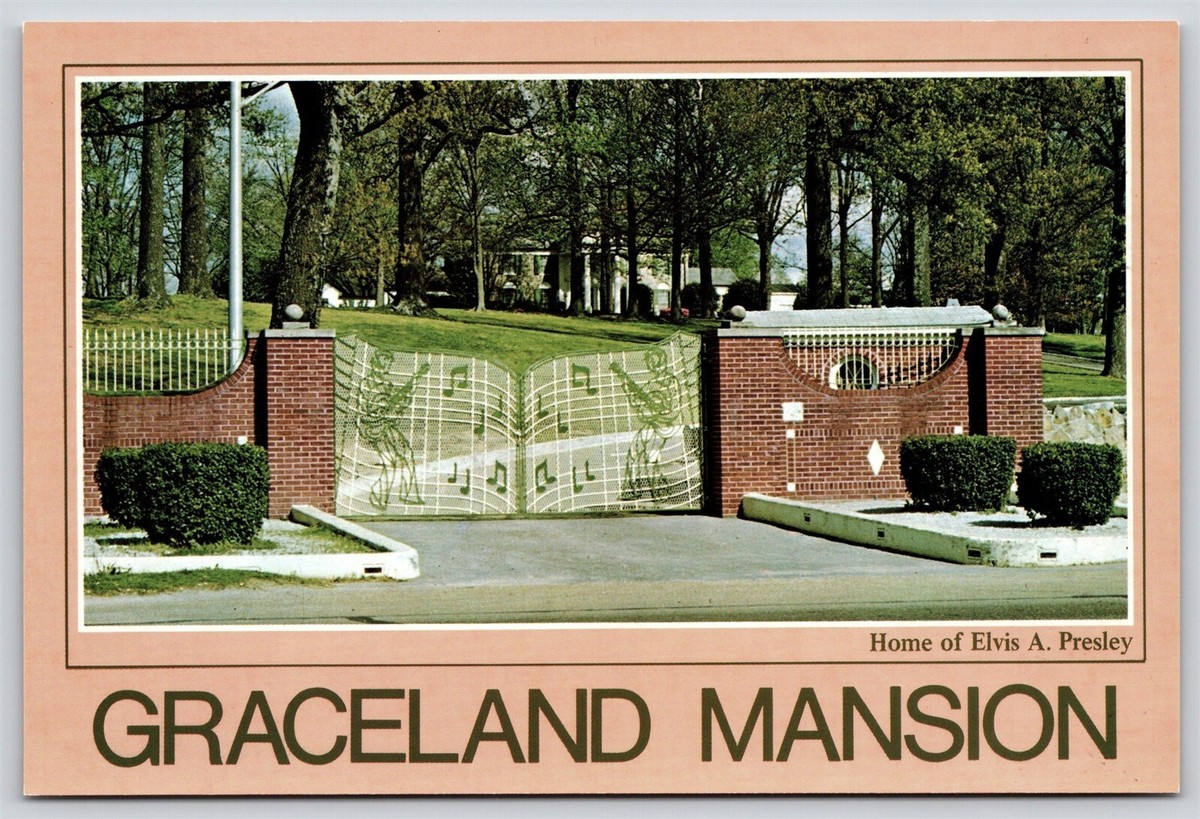 Elvis Presley Graceland Gate Graceland Gate Memphis Tennessee " Poster