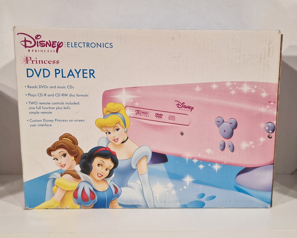 Disney Princess DVD Player Pink Girly Model DVD2000-P PARTS / SPARES | eBay