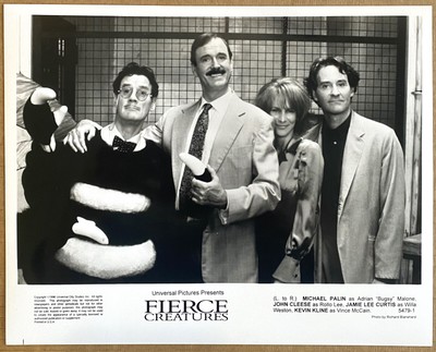 1996 Fierce Creatures Original B&W Production Photo Jamie Lee Curtis ...