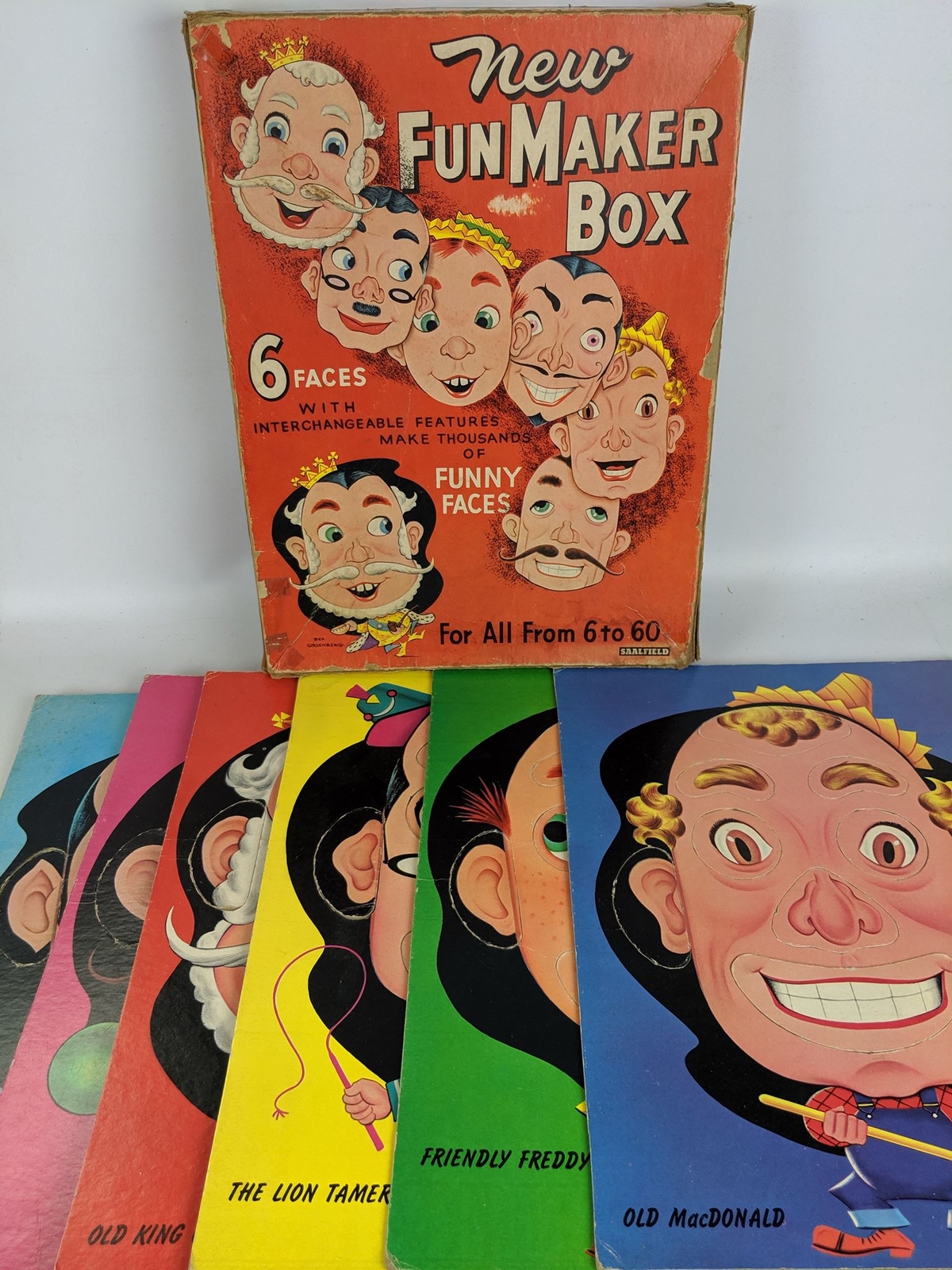 THE NEW FUNMAKER BOX Puzzle Funny Faces Game by Saalfield | eBay