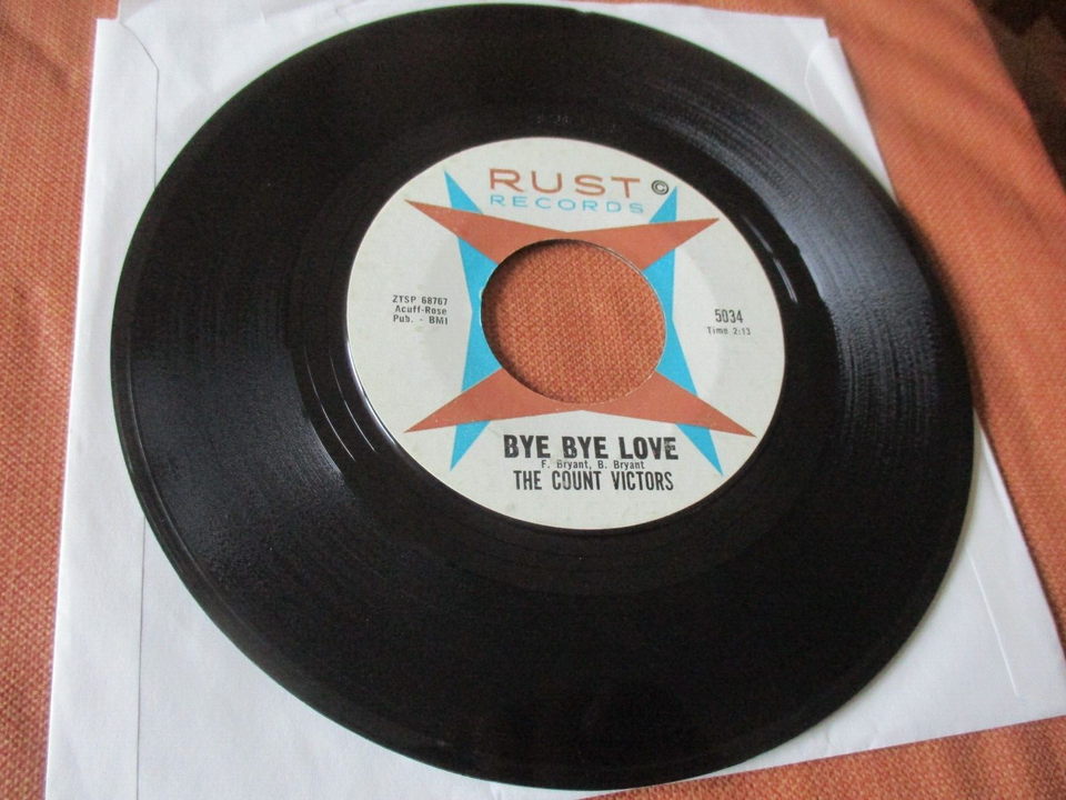 THE COUNT VICTORS-The Story of Bonnie/Rust 45-VG/1961/Rare Terra Haute ...