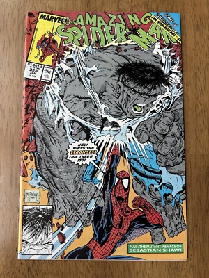 The Amazing Spider Man # 328 Todd McFarlane Last Issue! Hulk Cover ...