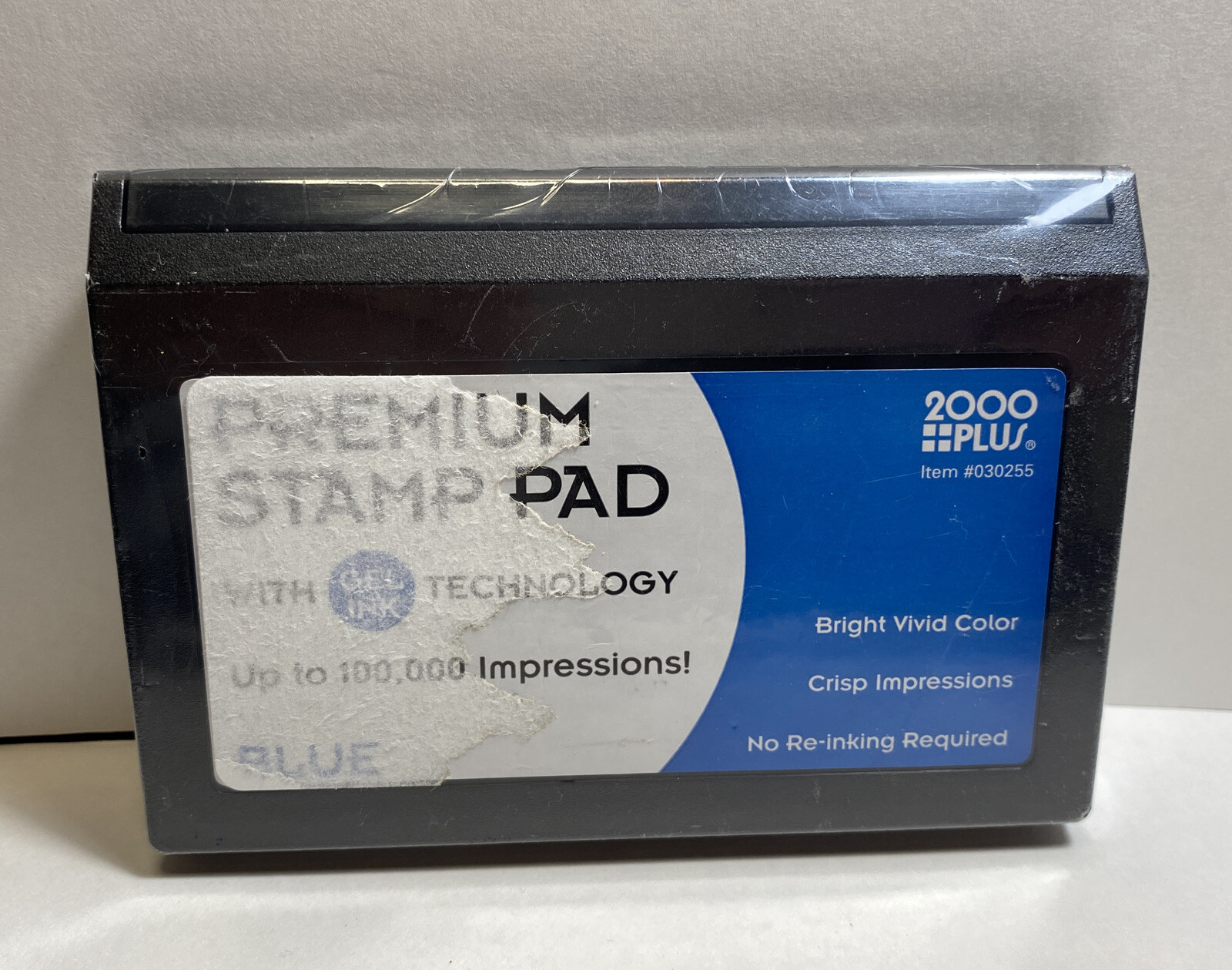 Cosco+030255+Microgel+Stamp+Pad+for+2000+Plus+2+.75+X+4+.25+Blue for ...
