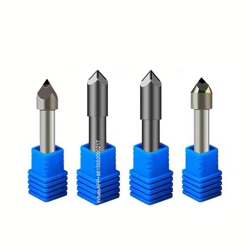 Stone Tools Marble Relief Cnc Bit 4 Edge PCD Shank 6 Mm Milling Carving ...