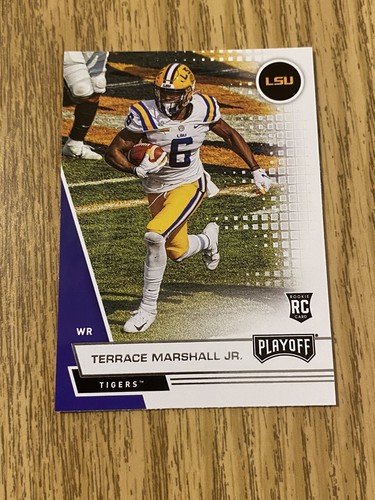 2021 Chronicles Playoff Terrace Marshall Jr Rookie LSU - Carolina ...