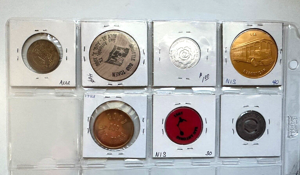 Texas Assorted Tokens Lot, (7 Tokens). OMT70 | eBay