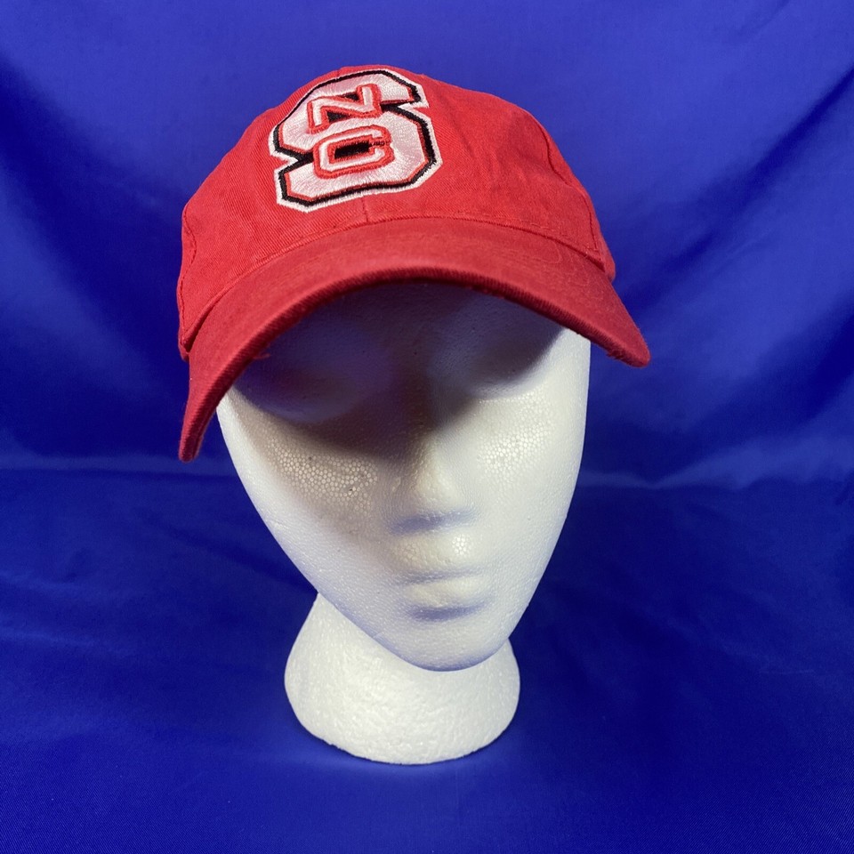 NC State Wolfpack Baseball Cap Men’s OSFM Red – Strapback Embroidered ...