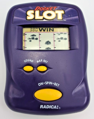 Pocket Slot Handheld Game - Radica 1997 Vintage Electronic - Very Good ...