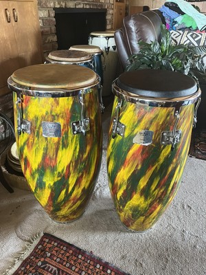 GON BOPS 1980 CONGA DRUM SET RARE COLOR | eBay