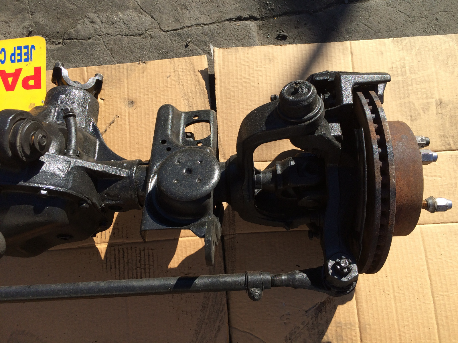 1997-2006 JEEP WRANGLER TJ OEM FRONT DIFFERENTIAL ASSY COMPLETE AXLE ...