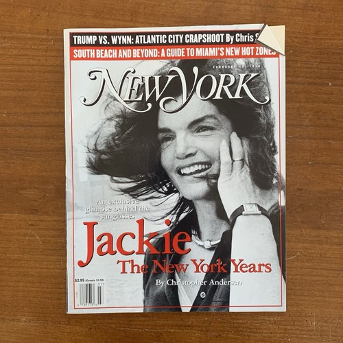 New York Magazine February 16 1998 Jackie Kennedy Onassis Donald Trump ...