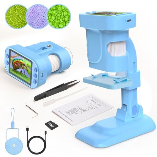 Microscope for Kids - Digital Microscope with 2.8 Inch Screen for Girls ...