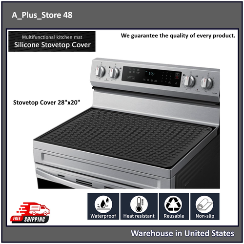 20"x28" Induction Cooktop Protector Mat Electric Range Heat-Resistant ...