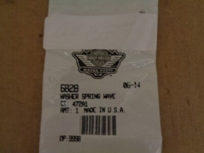 NOS Harley Davidson Spring Wave Washer 6828 | eBay