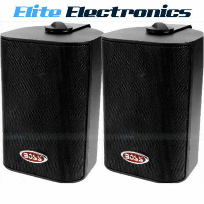 BOSS AUDIO MR4.3B 200W MARINE OUTDOOR 3-WAY WEATHER PROOF BLACK ...