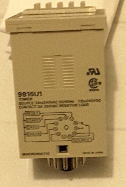 Macromatic 9816U1 Time Delay Relay Ranger III 981 Series for sale ...