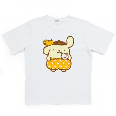 New! Pompom Purin Women's adult T-shirt stars Sanrio Kawaii, f/s from ...