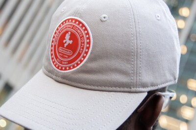 Nintendo World NY New York MARIO 1889 Coin Logo Official Hat Cap - Gray ...