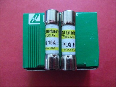 1Pc Littelfuse FLQ-15 ( FLQ-15) 15 Amp 500V Time Delay Midget Fuse 10* ...