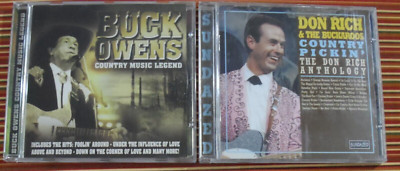 Don Rich & the Buckaroos / Buck Owens 2 CD Lot Country Pickin / Country ...