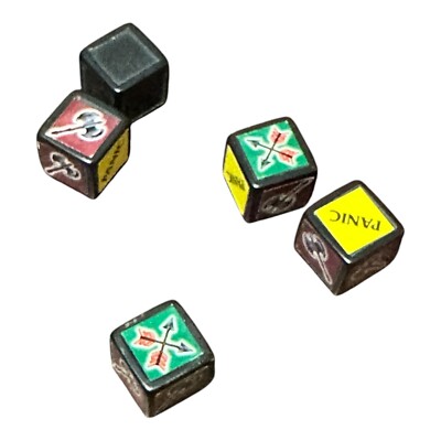 Lionheart Board Game (4) Dice Replacement Pieces Plus One Extra | eBay