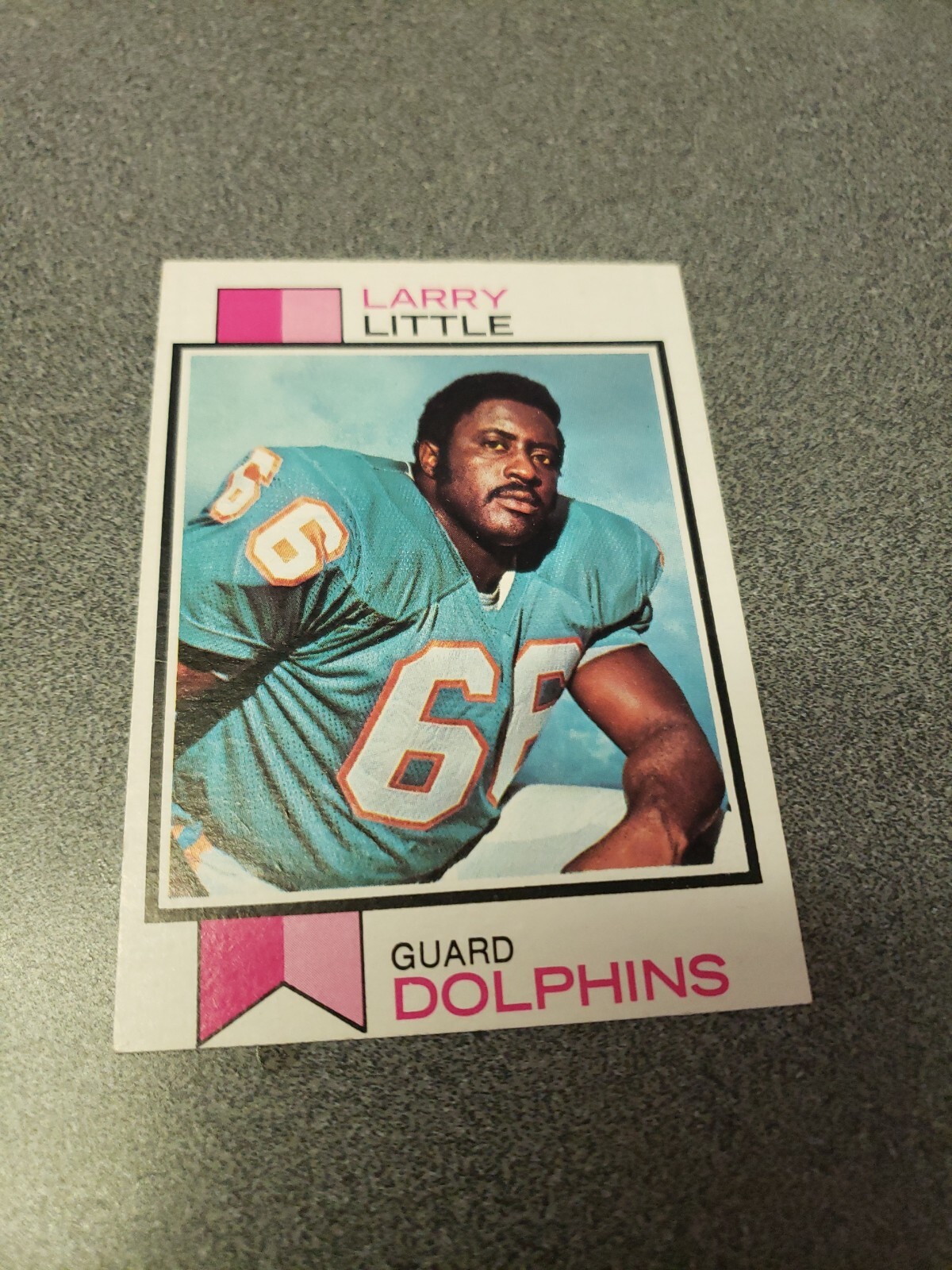 1973 Topps Larry Little Miami Dolphins #440 | eBay