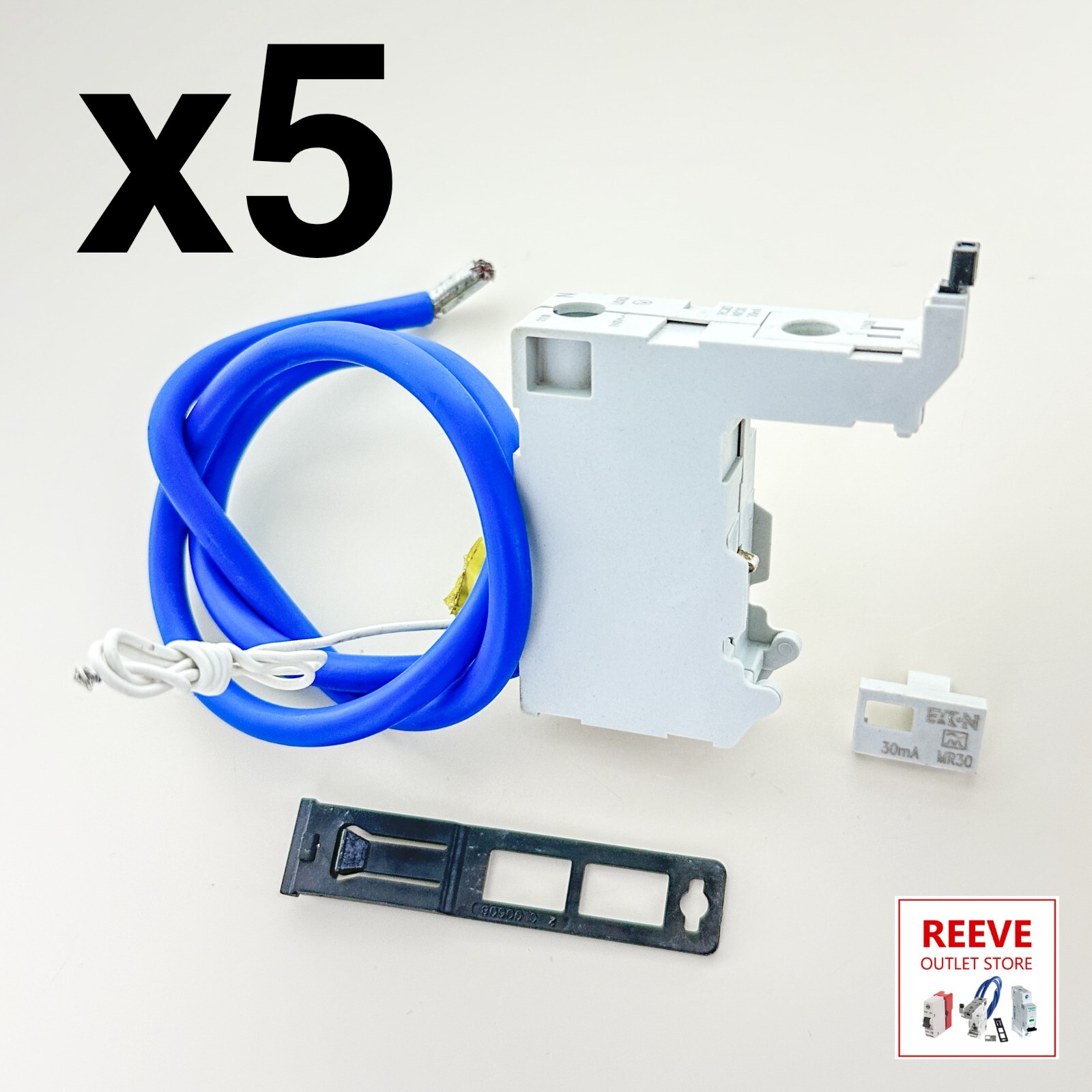 MEM EATON MR30 PACK OF 5 FIELD FIT MEMSHIELD 2 RCD RCBO POD 30mA 63 AMP ...