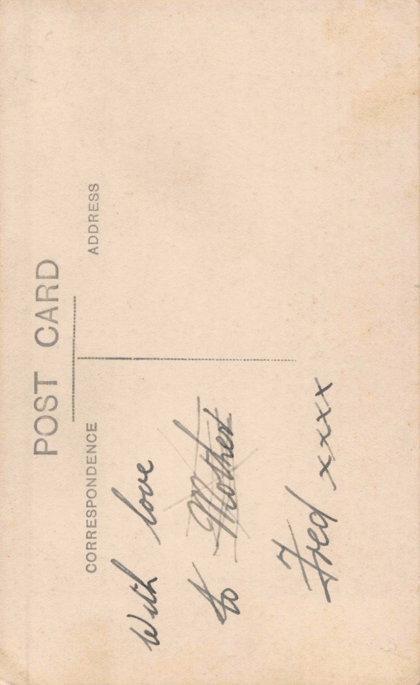 1591. WWI era British Army Soldier 'Fred' . Overseas RPPC | eBay UK