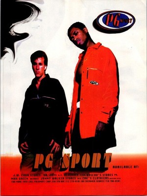 1997 • PG SPORT Clothing Print Ad • 1990s HIP HOP BA.09 | eBay