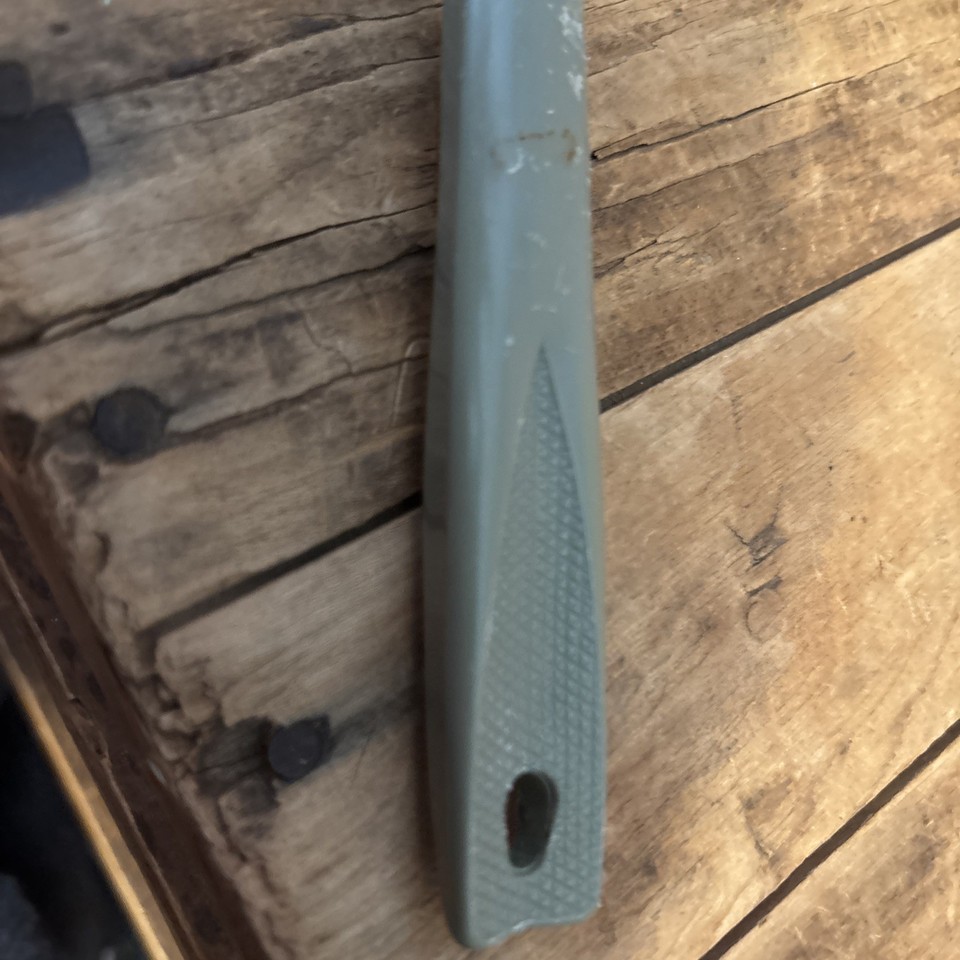 Vintage Ekco Keyhole Slotted Spatula Flipper Turner Short Green Handle ...
