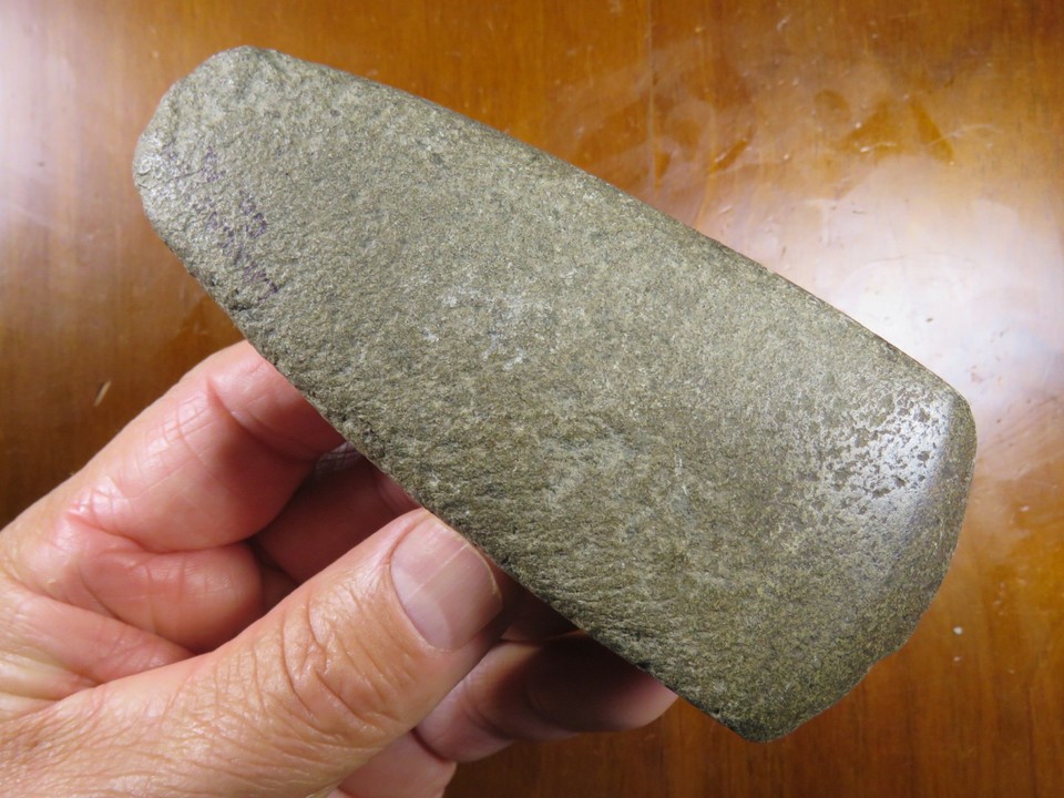 Nice basalt Woodland Adze, southern Missouri 4.7/8 x 2.1/8 in. Good ...