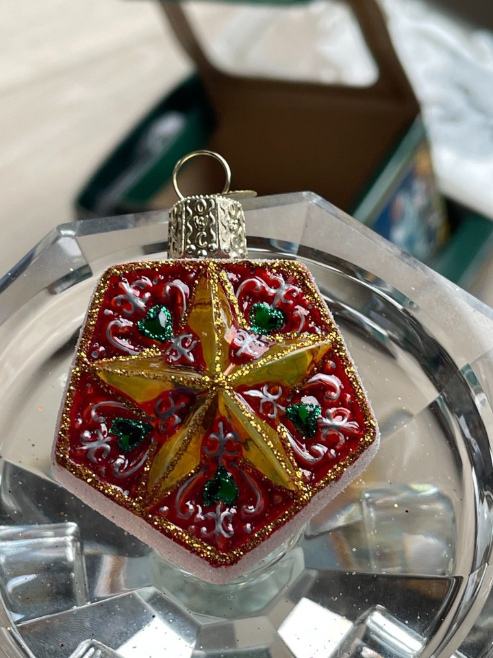 23) Merck old world vintage miniature inside art Christmas ornaments | eBay