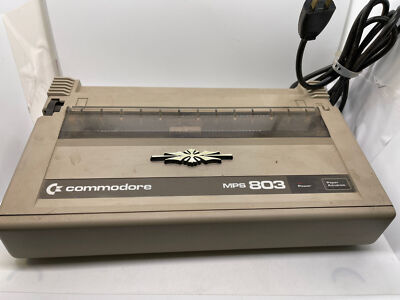Commodore MPS-803 Dot Matrix Printer ~ Powers On | eBay