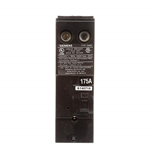 Siemens QN2175RH 175 Amp 240V AC 2-Pole 1-Phase Circuit Breaker for ...