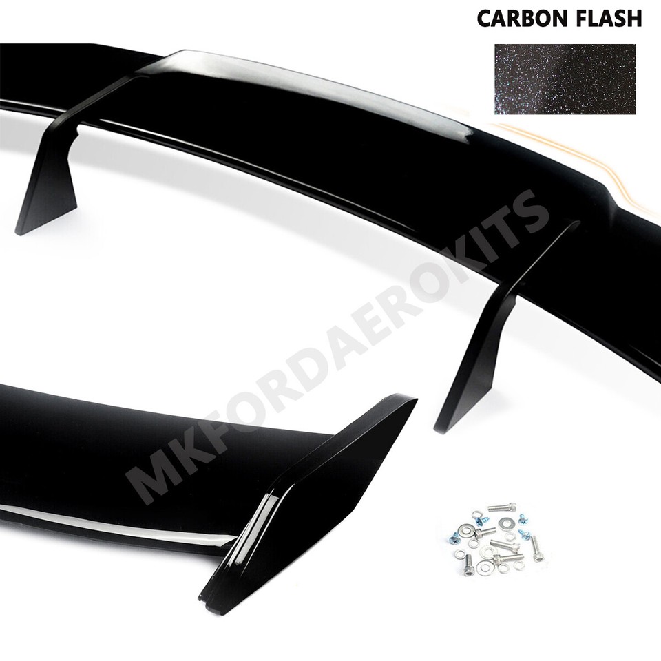 CARBON FLASH REAR BLADE SPOILER HIGHKICK BIG WING For Audi R8 V8 V10 ...