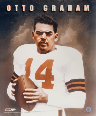 OTTO GRAHAM Cleveland Browns 1940s Legend NFL Classic Premium 20x24 ...