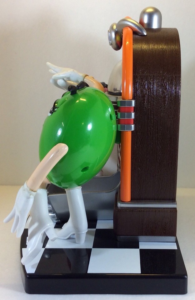 M&M Candy Dispenser Juke Box With Red And Green Dancing | eBay