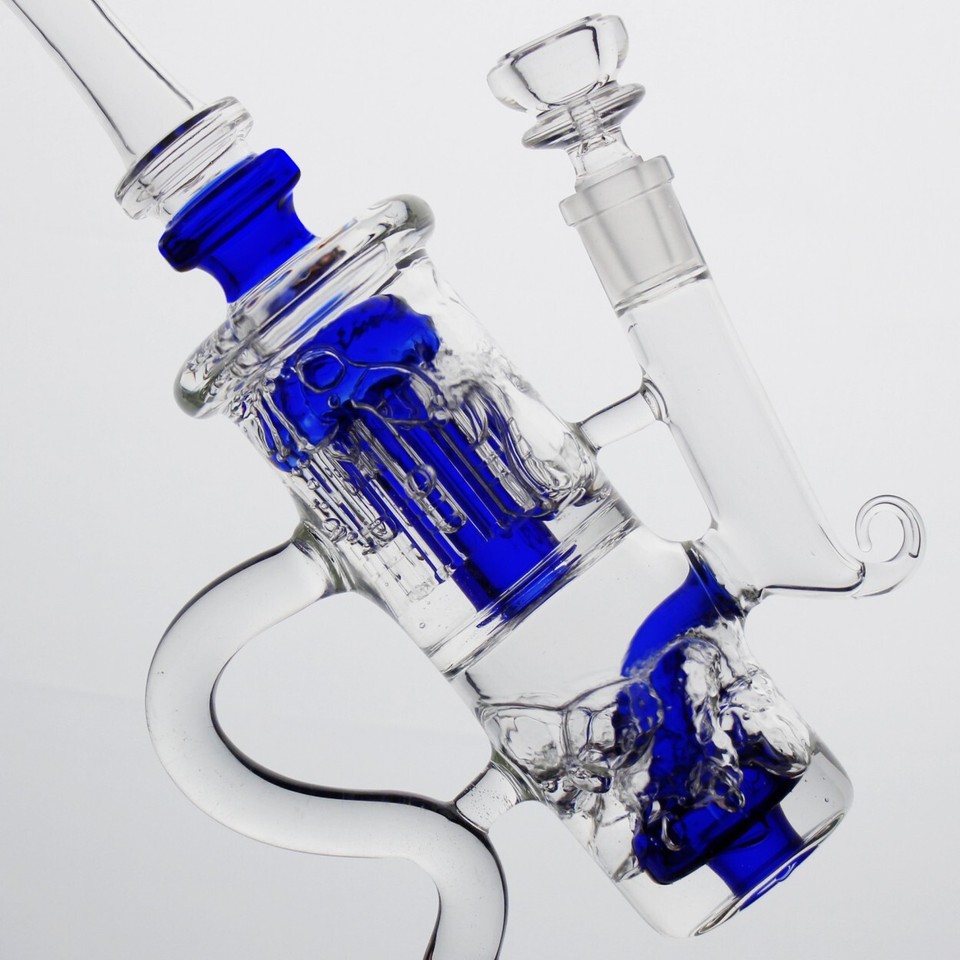 10'' Water Pipe Special Bong Perc Bong Smoking Hookah Heavy Glass Bongs ...