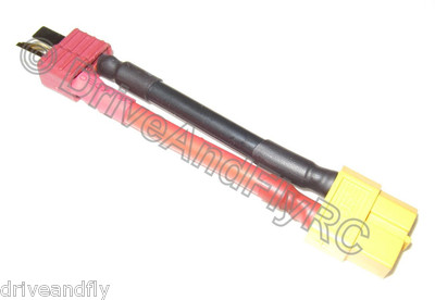XT60 Female Deans Ultra Male Nylon T-Connector Adapter TPlug Easy Grip ...