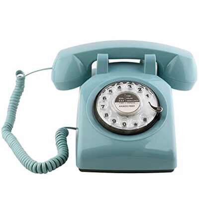 Retro Rotary Telephone Old Fashioned Vintage Home Phone With Mechanical ...