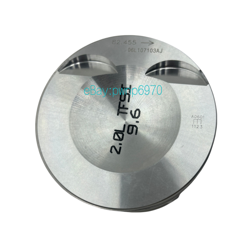 4X UPGRADED 23MM PISTON & RINGS SET 06H107065DM FOR AUDI A5 A4 JETTA 2 ...