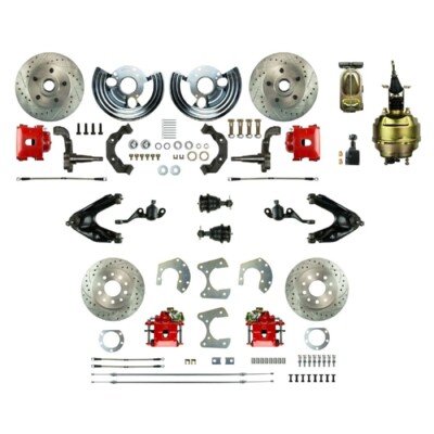 For 1965-1976 Plymouth Valiant Front &Rear Brake Conversion Kit The ...