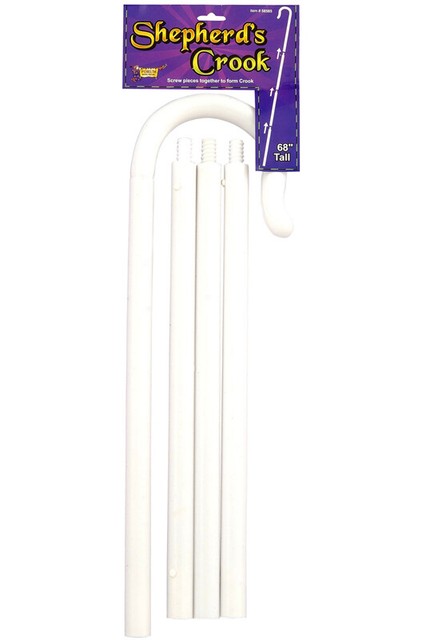 White Shepherd's Crook Hook Little Bo PEEP Costume Prop Accessory for ...