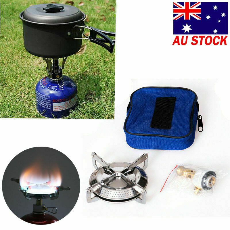 Outdoor Camping Gas Stove Portable Mini Pocket Gas Burner Cooking ...