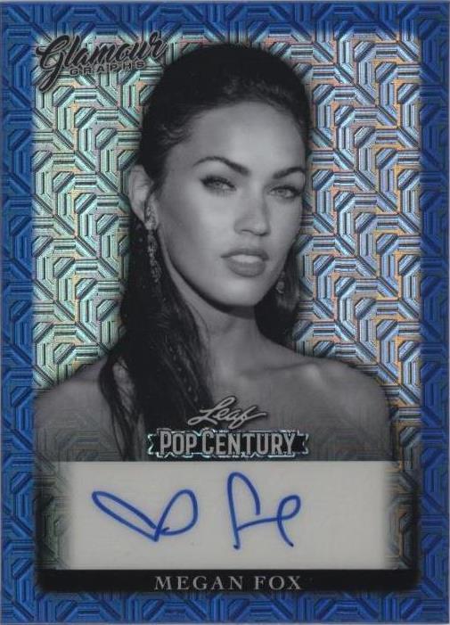 Megan Fox - 2022 Leaf Metal Pop Century #Gg-Mf1 Blue Mojo /6 for sale ...