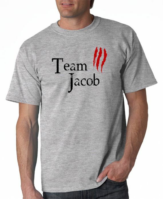 Team Jacob T-shirt Cool Twilight Movie 5 Colors S-3XL | eBay