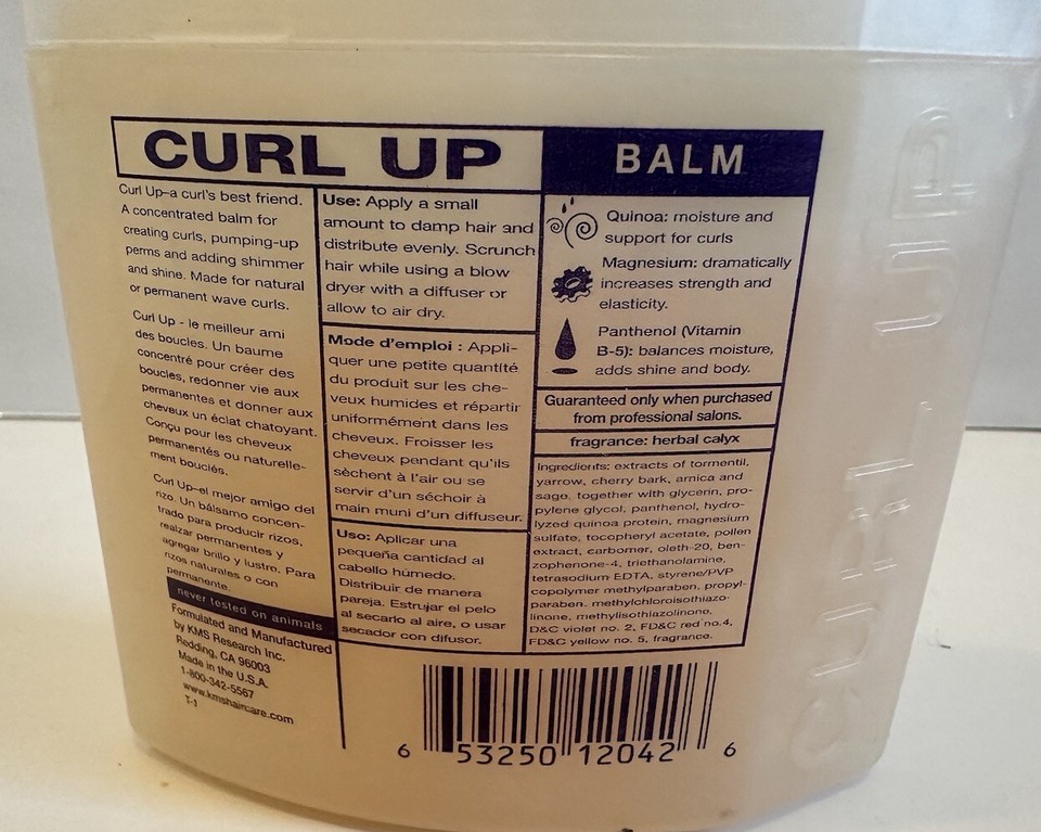 kms curling balm curl up 6oz | eBay