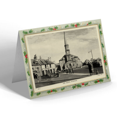 CHRISTMAS CARD Vintage Scotland - Kirk Square, Peterhead | eBay UK