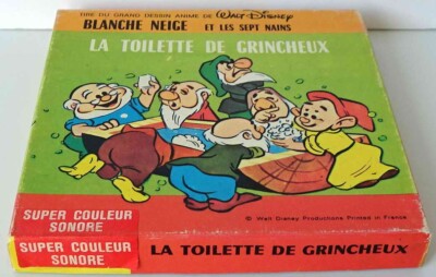 FILM SUPER 8 COULEUR SONORE 60 METRES WALT DISNEY BLANCHE NEIGE *** | eBay